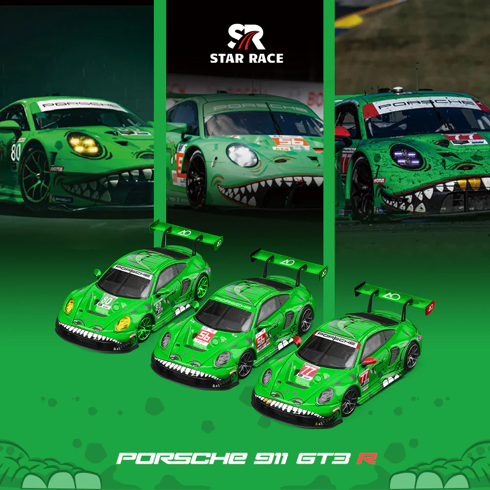 Porsche 911 GT3 Tyrannosaurus Rex 3 Cars Set - Star Race 1:64 – Diecast ...