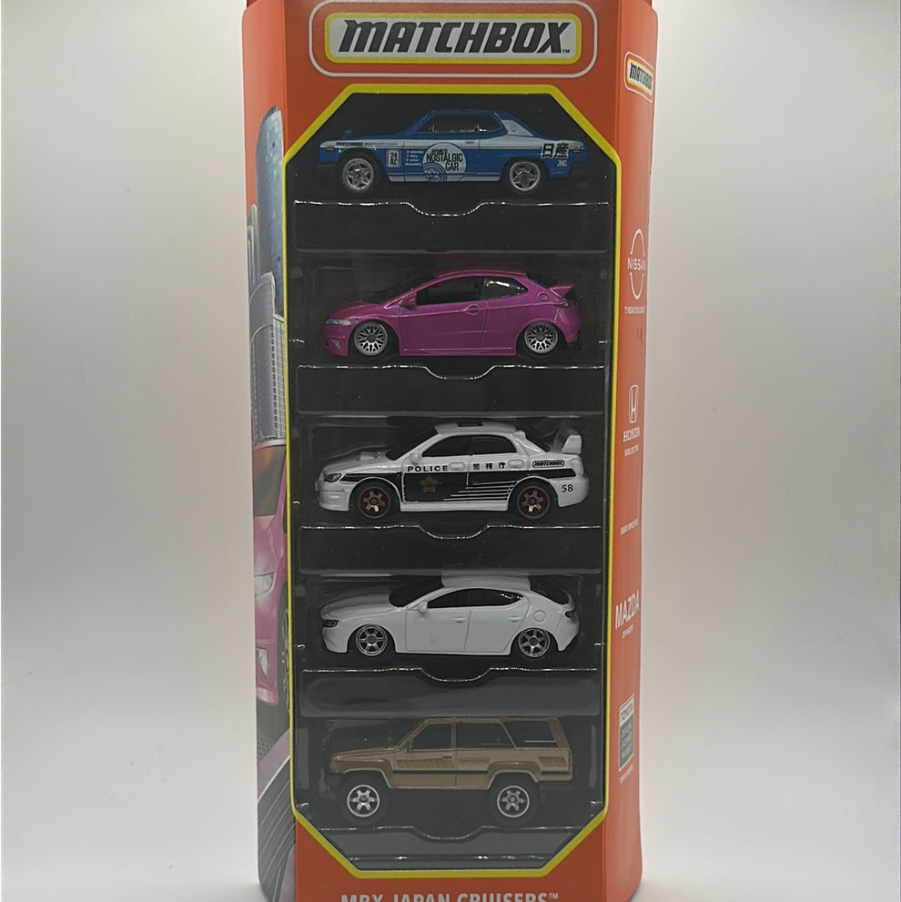 HVM CUSTOM - MBX JAPAN CRUISERS 5pk (Wheel Swapped) Matchbox – Diecast ...